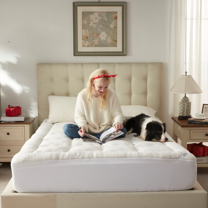 Bedlore® 3D Fill Bamboo Fabric Mattress Topper – BEDLORE